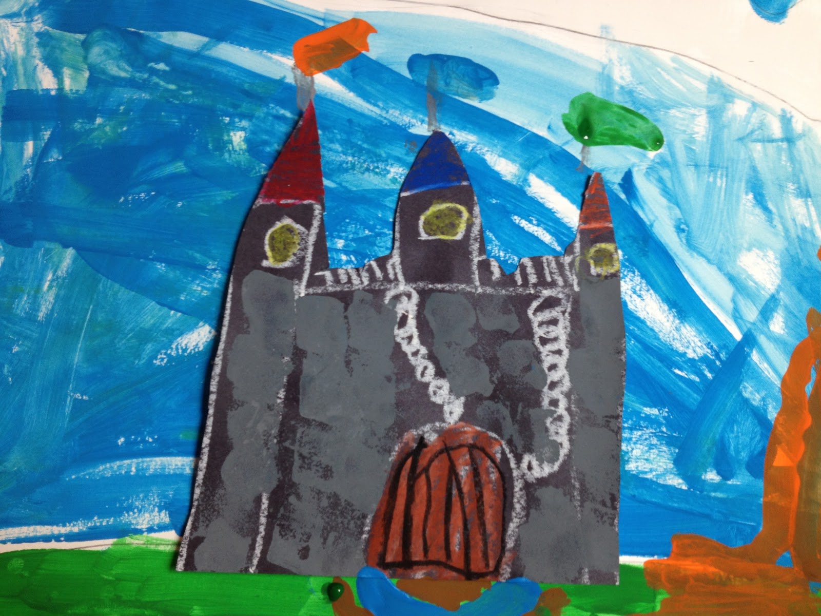 Artfully Me: Dragon, Unicorn and Castle Art Projects